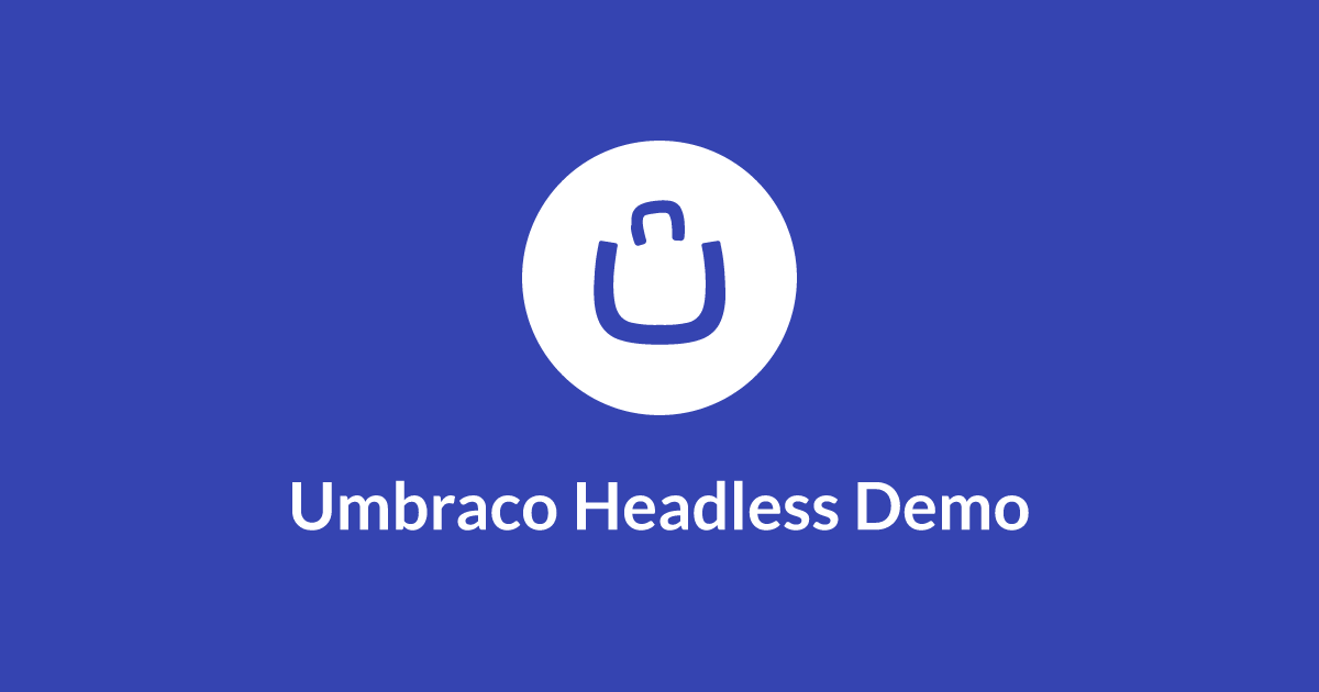 Umbraco Headless Demo